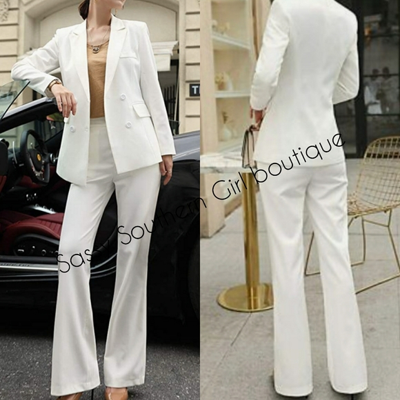 Sassy Southern Girl Boutique | Pants & Jumpsuits | Ivory White Elegant ...